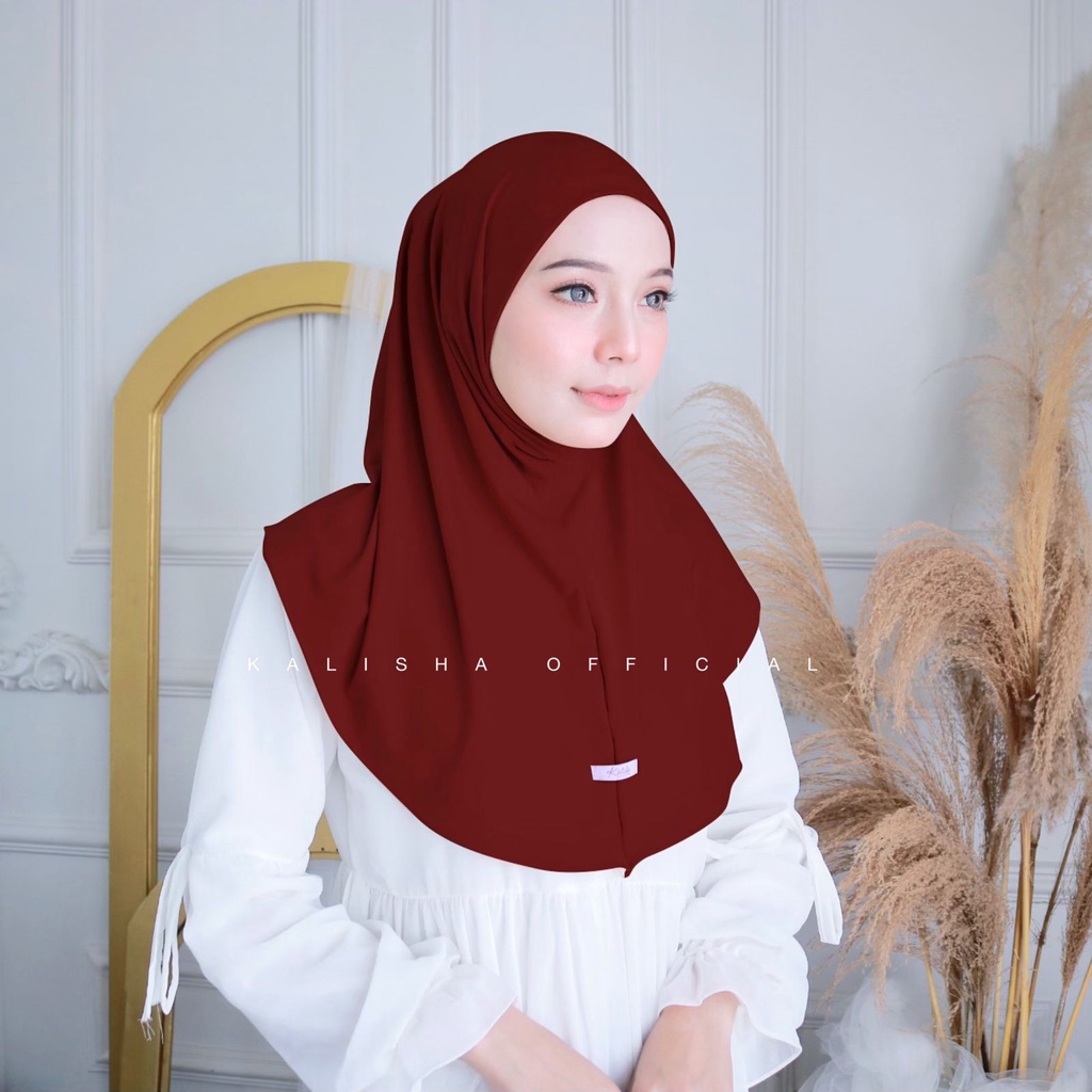 Jual Hijab Bergo Zaida Malay Non Pet / Non Pad Instan jersey Olahraga Daily By Kalishaofficial ...