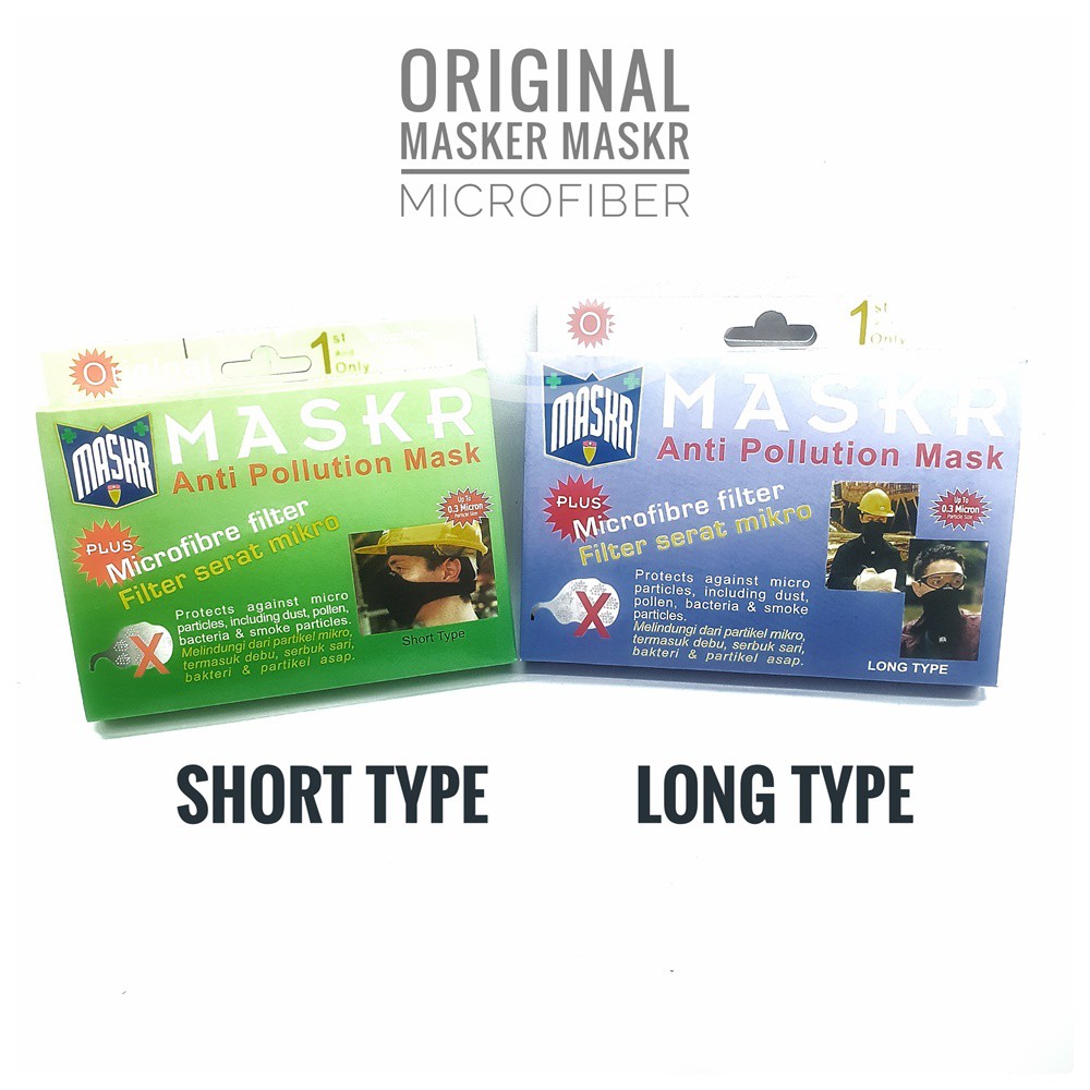 Jual MASKER MASKR MICROFIBER TYPE SHORT DAN LONG MIKROFIBER | Shopee ...
