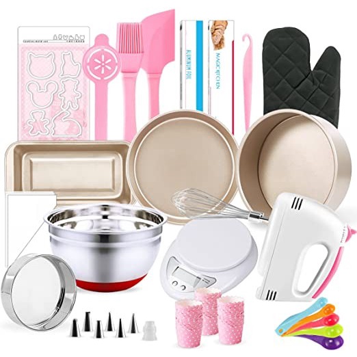 Jual Magic Kitchen Baking Set Tools with Mixer / Set Alat baking ...