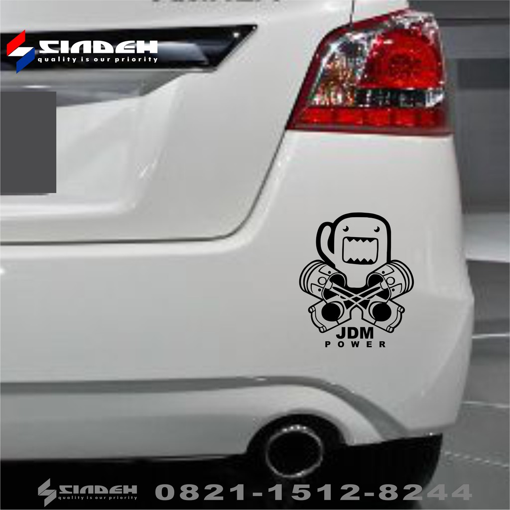 Jual CUTTING STICKER MOBIL JDM POWER STIKER MOBIL STIKER BUMPER MOBIL ...