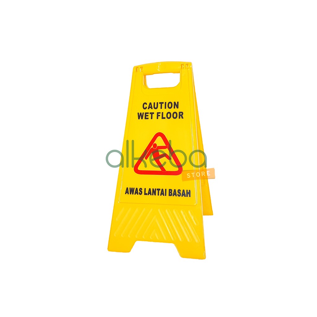 Jual Wet floor sign Caution maintenance papan peringatan awas lantai ...