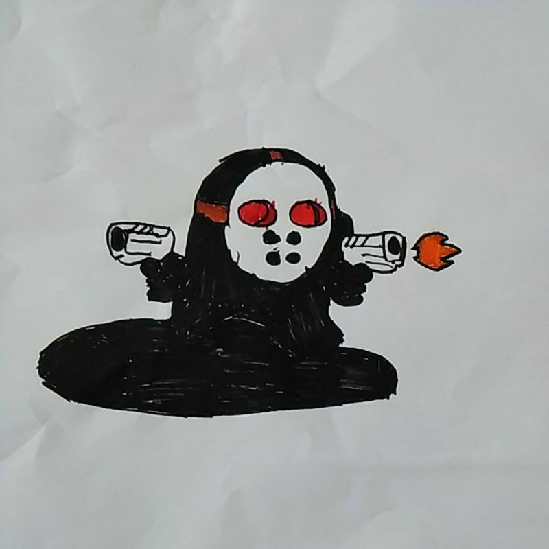 Jual GAMBAR AMONG US IMPOSTOR HITAM PISTOL | Shopee Indonesia