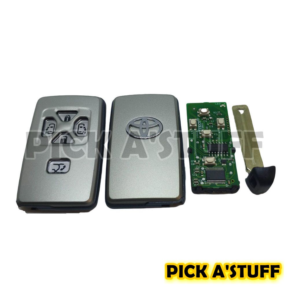 Jual Remote Keyless Smart Key Lengkap Toyota Vellfire Lama 5 Tombol ...