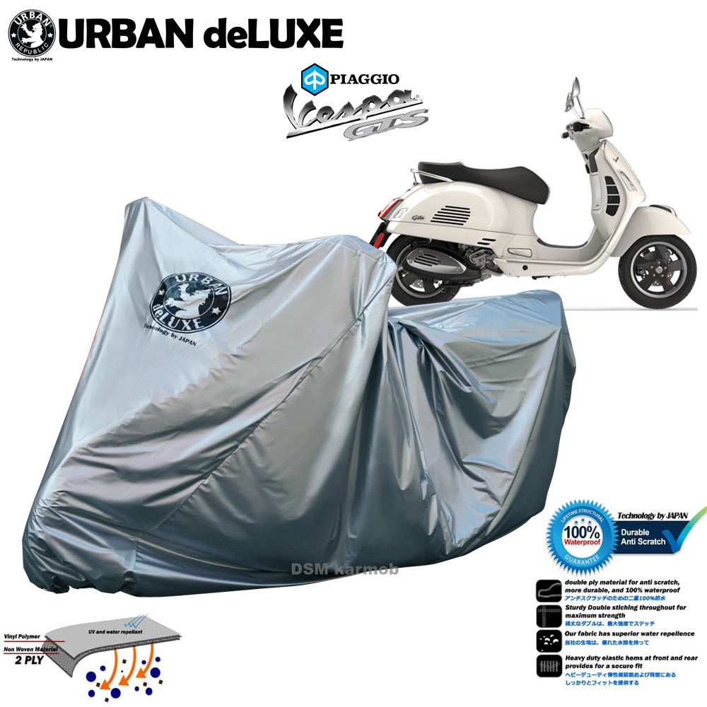 Jual Urban Deluxe / Cover Motor Piagio Vespa GTS / Cover Motor Urban 2 ...