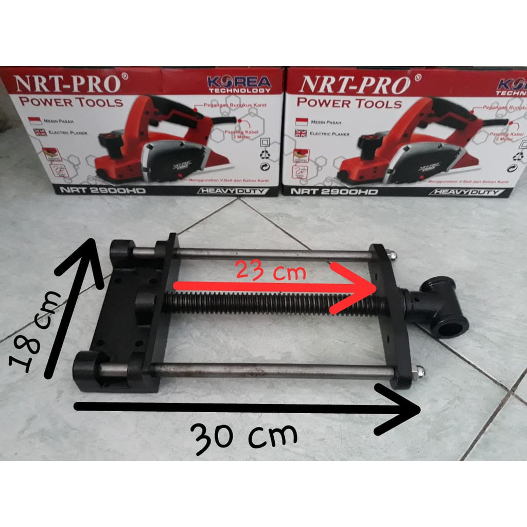 Jual workbench vise 7.5 inch / clamp meja Front tail vise DIY bench ...