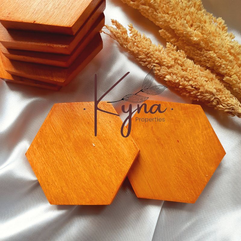 Jual Tatakan Kayu Wood Coaster Bulat | Properti Foto Produk Makanan ...