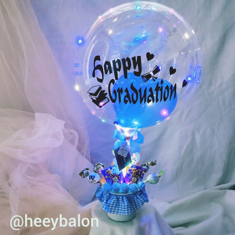 Jual Balon Wisuda/Buket Graduation/Balon Ultah/Buket Snack/Balon Snack ...