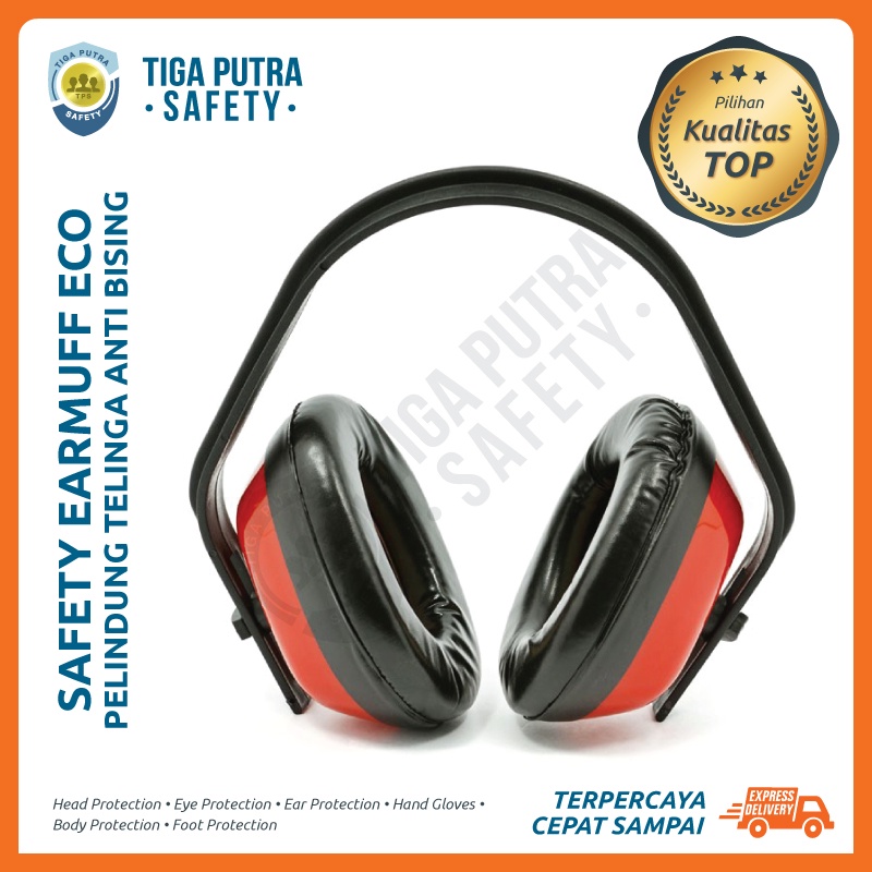 Jual ECO Pelindung Telinga Aman Anti Bising Earmuff Safety Eco Series ...
