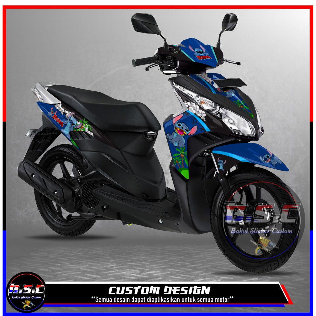 Jual Sticker Decal FULL BODY Vario Techno 110 Vario Techno Karbu Motif ...