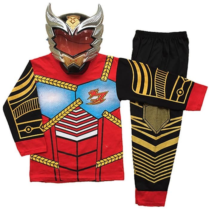 Jual Baju Anak Kostum Topeng Superhero Satria Garuda Bima X Bima-X ...