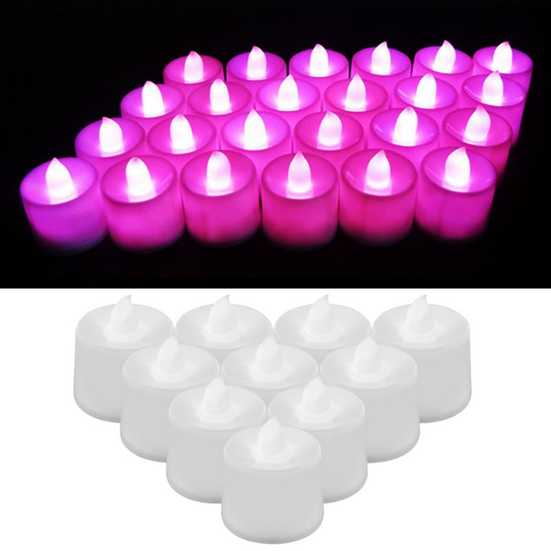 Jual Lilin Elektrik LED Bulat Plastik LED Candle | Shopee Indonesia