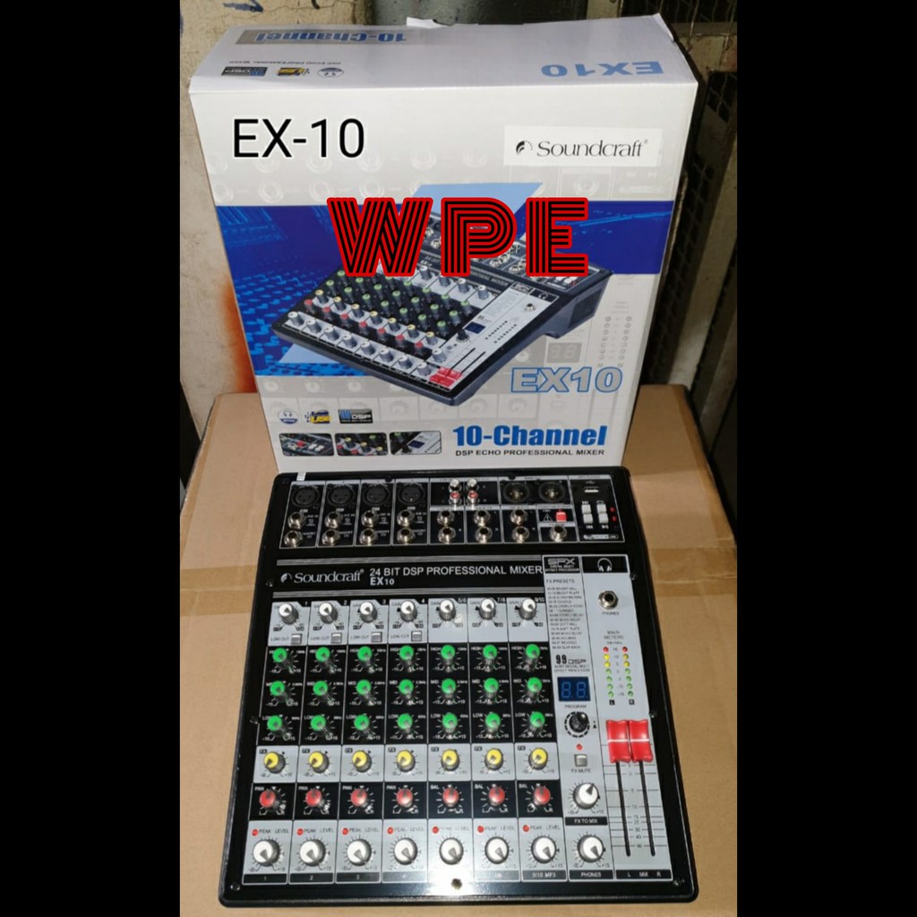 Jual Mixer Audio Soundcraft EX10 / EX 10 99 DSP 10 Channel | Shopee Indonesia