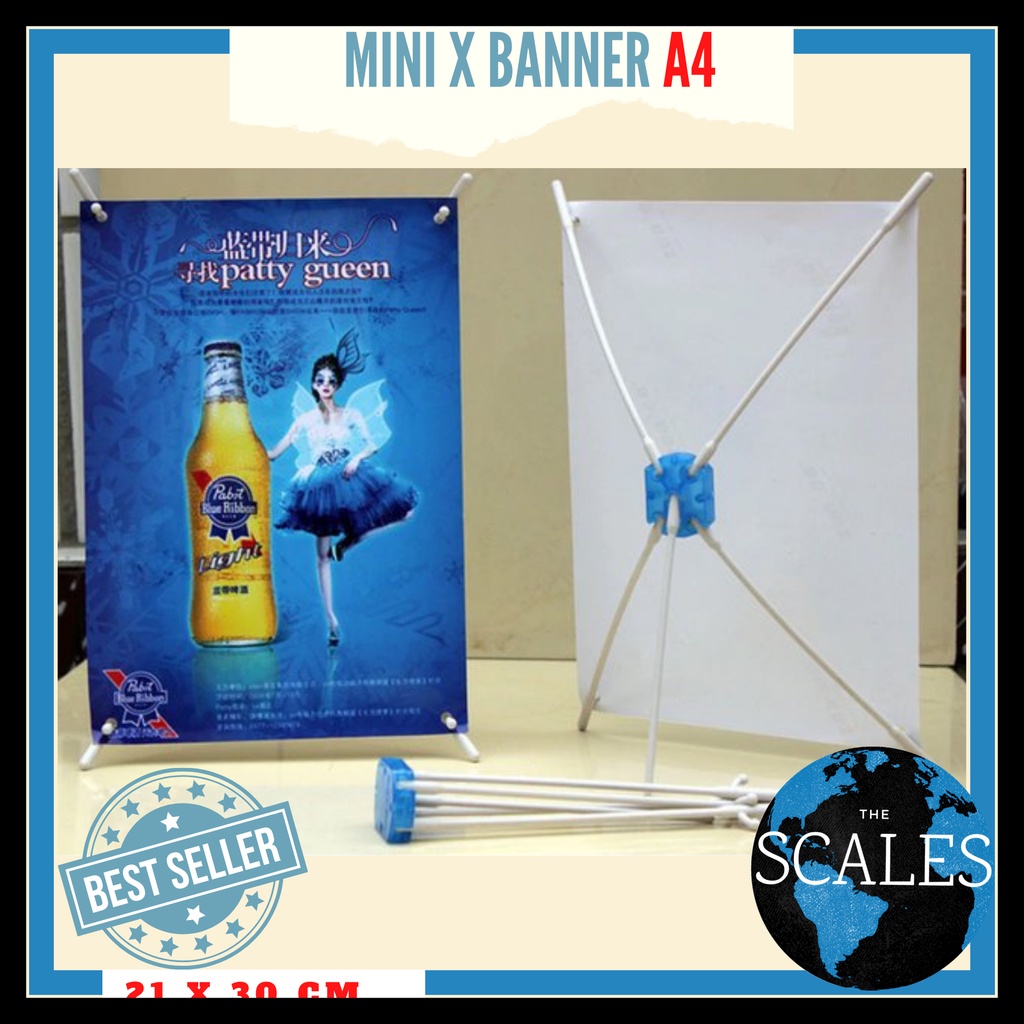 Jual Mini X Banner A4 | Shopee Indonesia