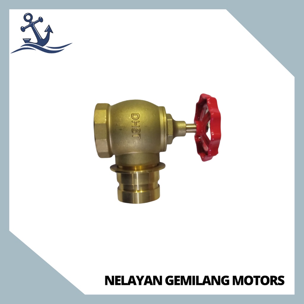 Jual 2" Inch Fire Hydrant Valve - kran pemadam/kran Kuningan landing ...