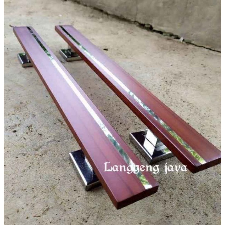 Jual handle pintu gagang pintu stainless panjang 45cm 60cm 80 cm ...