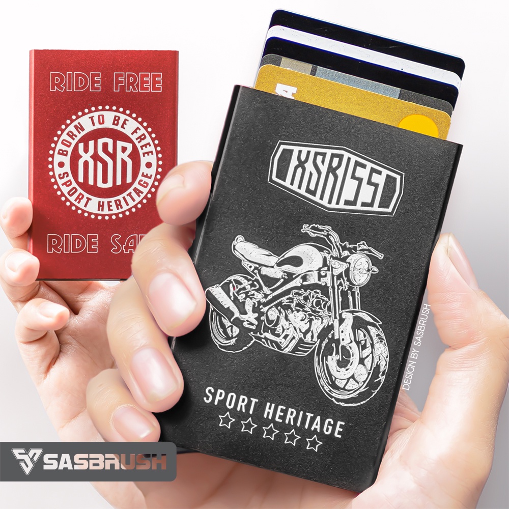 Jual Card holder yamaha XSR155 sasbrush / dompet kartu / smart wallet ...