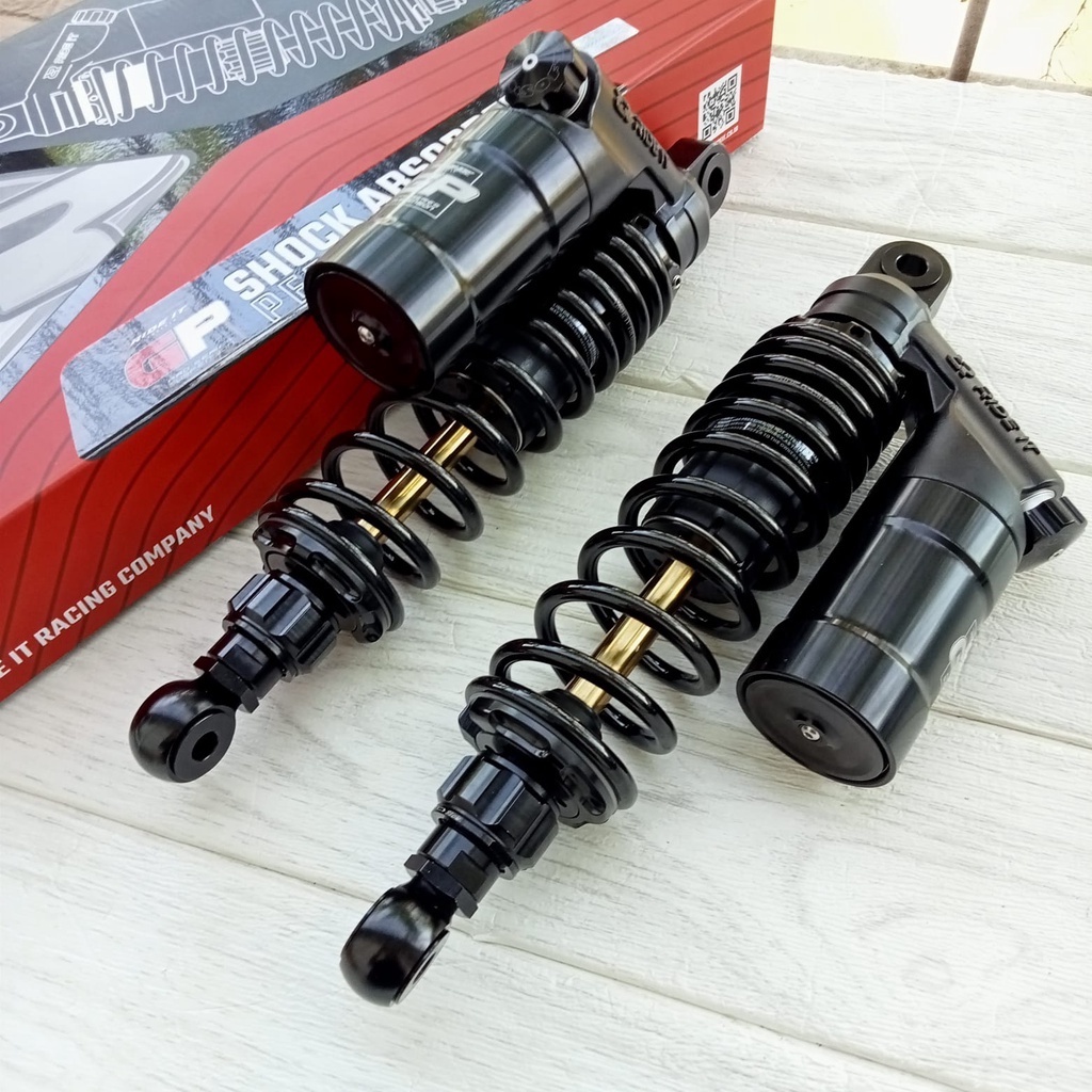 Jual Shock Tabung Ride IT GP 277 RDC Double Klik Black As Gold 320 340 ...
