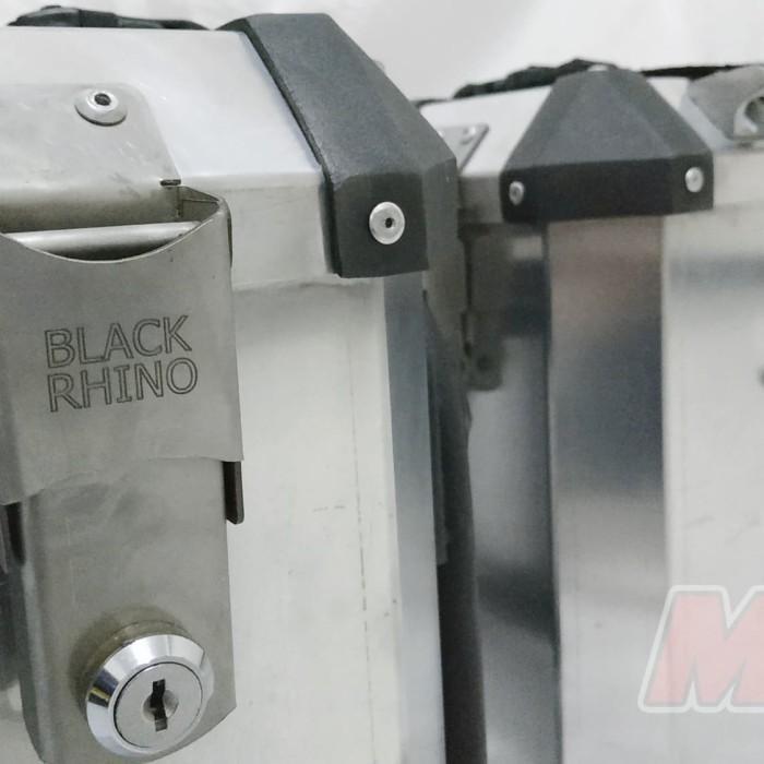 Jual Side - Box Samping Motor Badak Hitam Alumunium Pannier 24liter ...