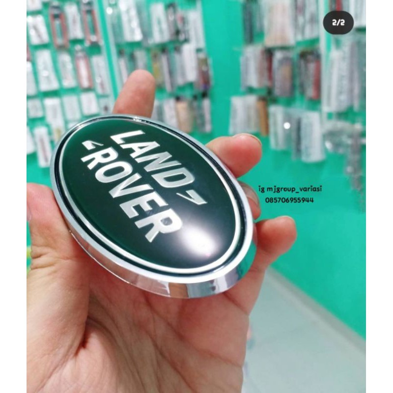 Jual Emblem logo LANDROVER dark green ukuran original land rover list ...