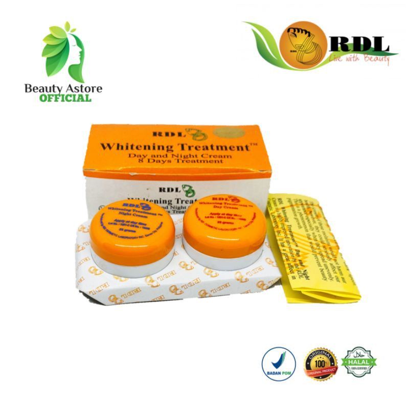 Jual RDL Whitening Treatment Day & Night Cream Paket | Shopee Indonesia