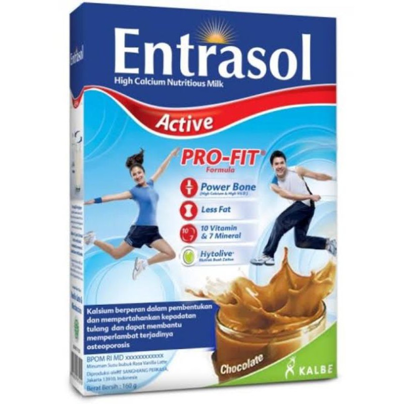 Jual ENTRASOL ACTIVE CHOCOLATE/ VANILA LATTE/ MOCHACCINO 150gr | Shopee ...