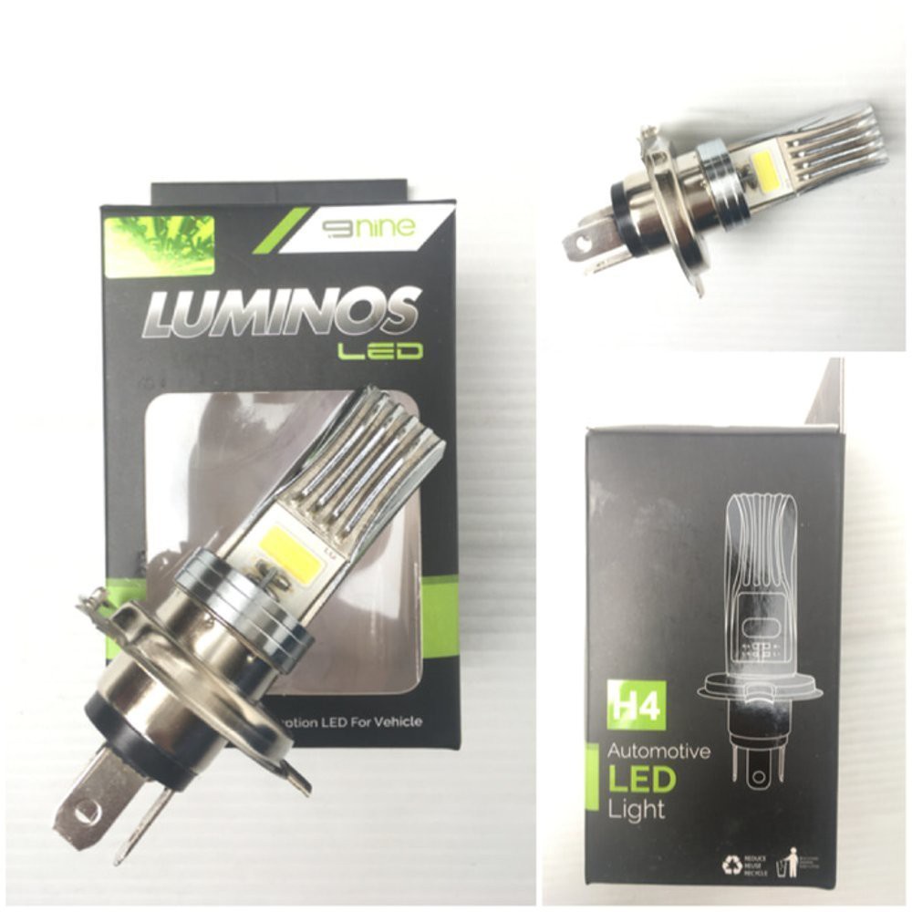 Jual LAMPU LED H4 LUMINOS LED HS1 LUMINOS PUTIH BALON LED H4 HIGH LOW ...