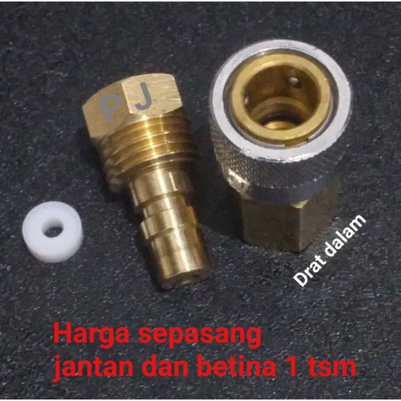 Jual kupler/coupler jantan dan betina drat dalam 1tsm | Shopee Indonesia Jual kupler/coupler jantan dan betina drat dalam 1tsm | Shopee Indonesia