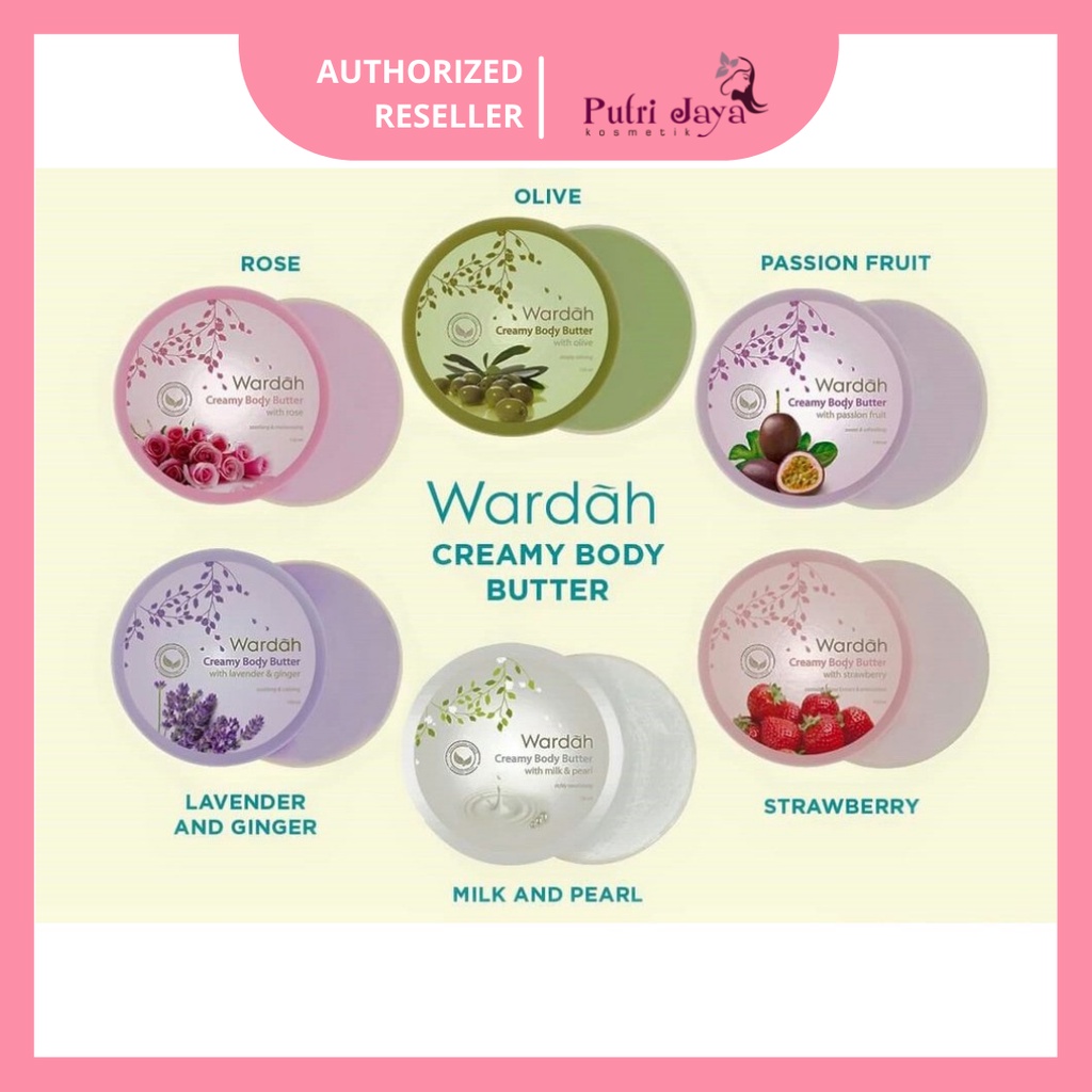 Jual WARDAH CREAMY BODY BUTTER | 50ML 100ML 150ML | Shopee Indonesia