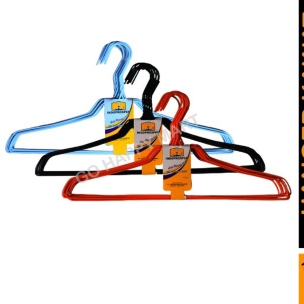 Jual Gantungan Kawat Plastik Warna Warni Tebal Anti Karat Premium ...