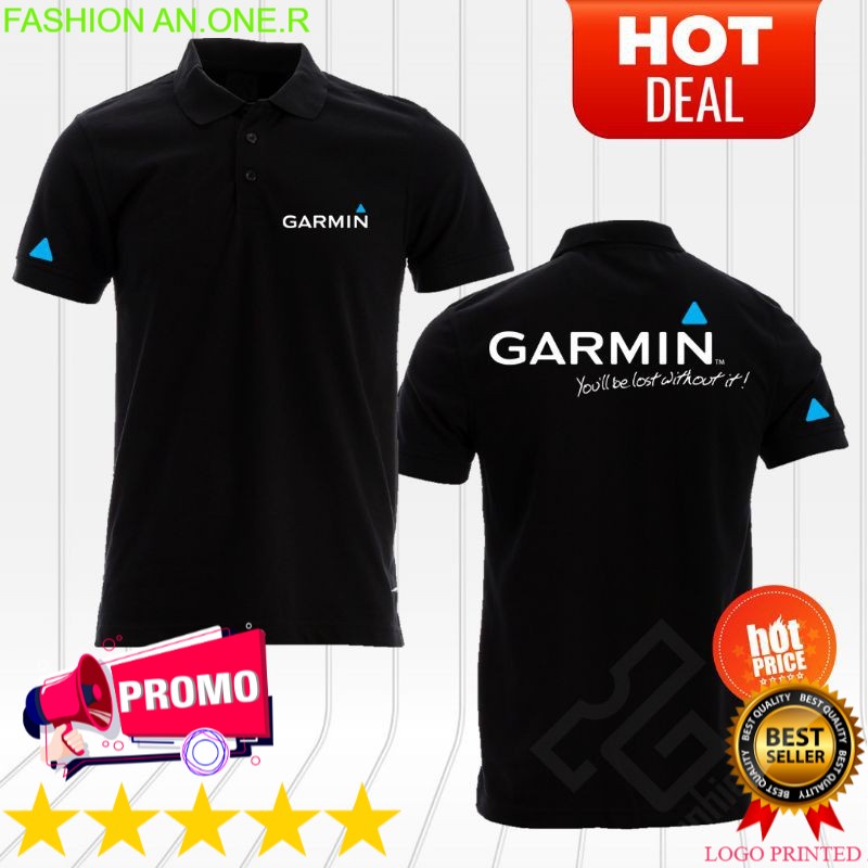 Jual POLO LOGO SABLON Polo T Shirt Garmin Running Logo Short Sleeve ...