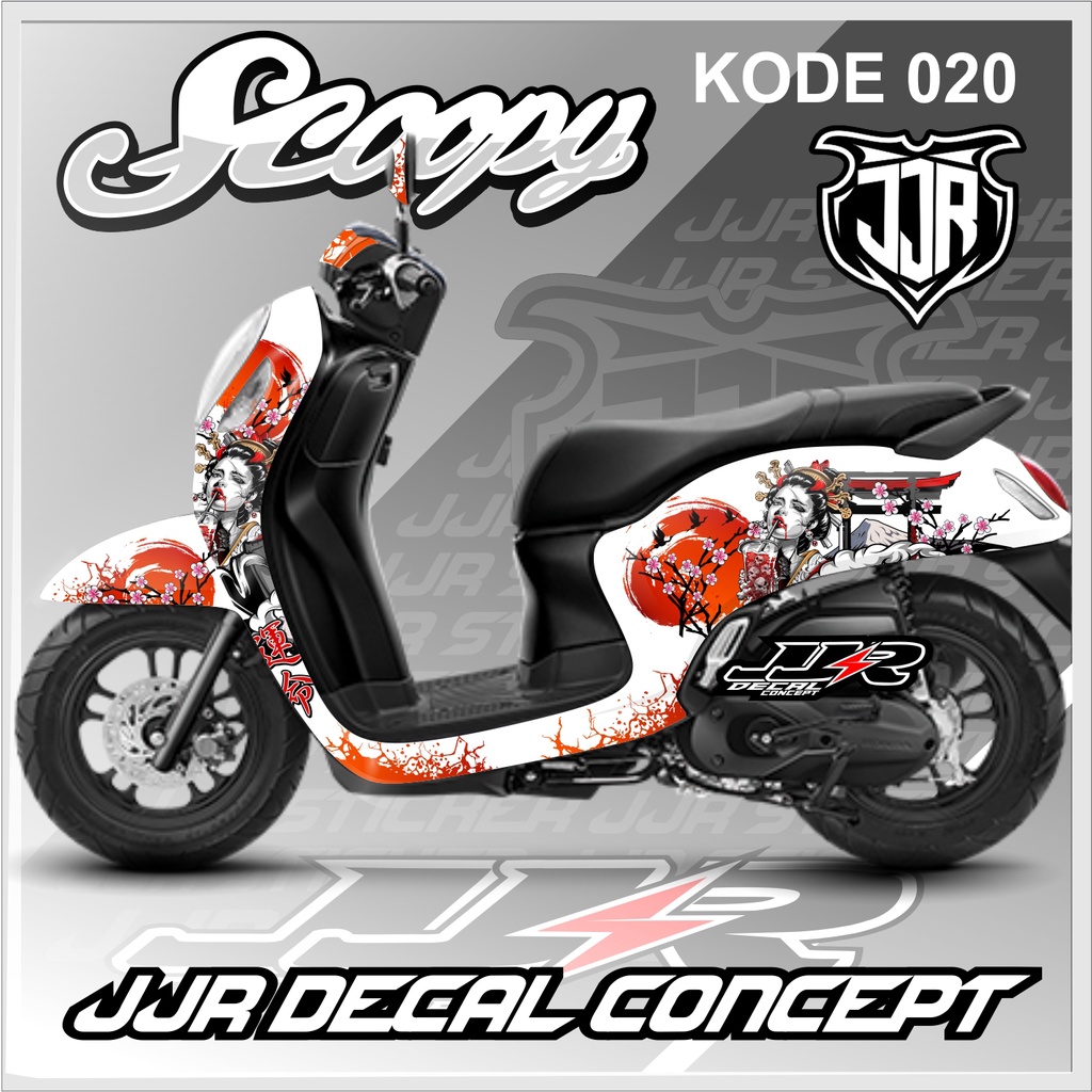 Jual KONSEP STIKER DECAL ALL NEW HONDA SCOOPY 2020-2022 FULL BODY KEREN ...