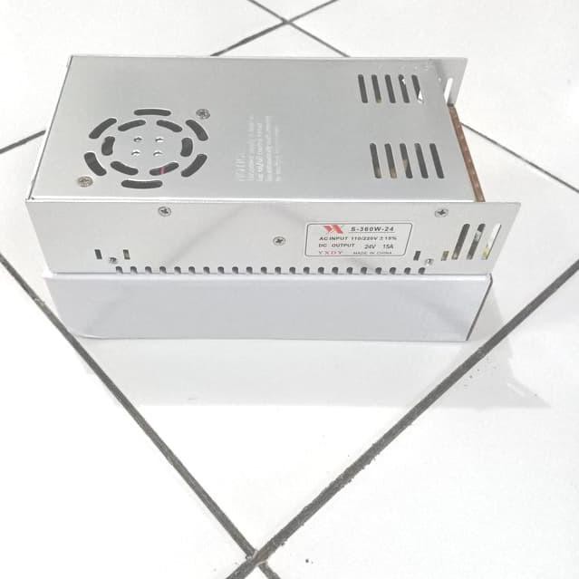 Jual Switching Power Supply PSU 24V 15A High Quality, 24 Volt 15 Ampere Cooling Fan Jaring ...
