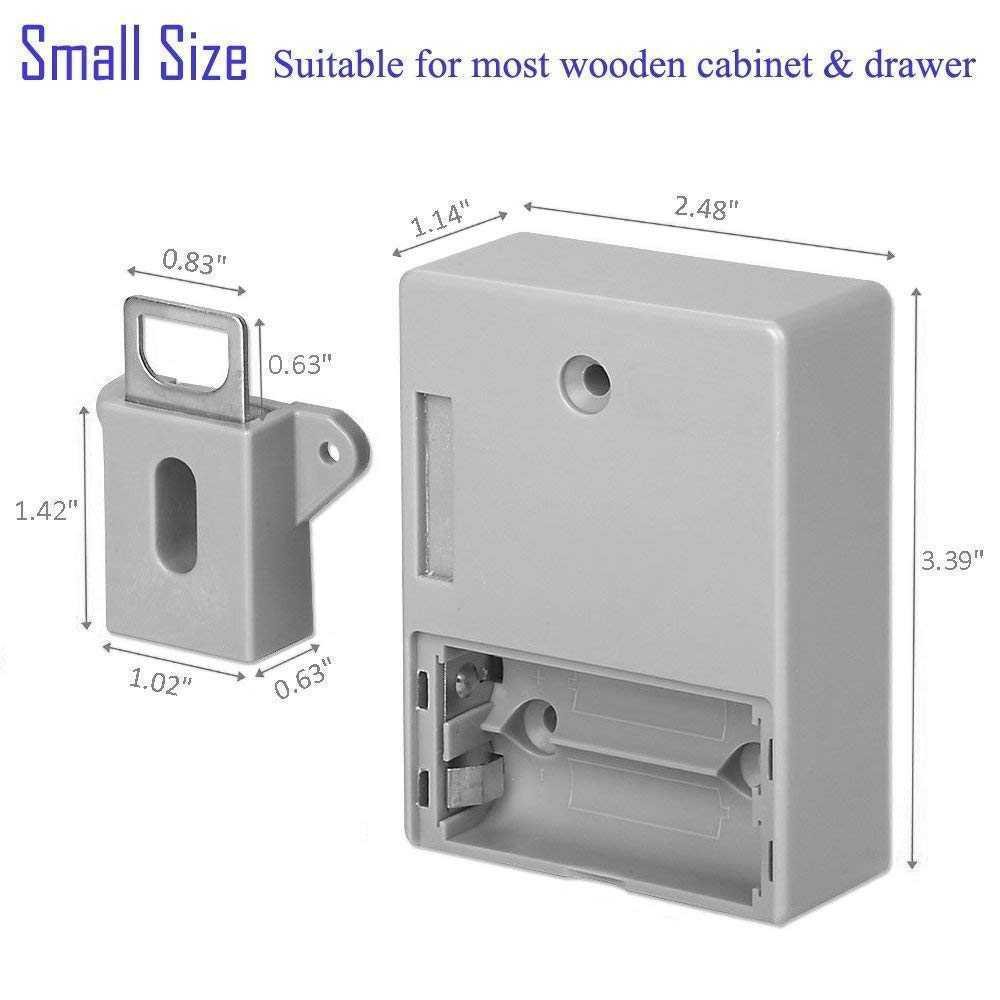 Jual Golden Security Kunci Lemari Sensor RFID Keyless Cabinet Lock ...
