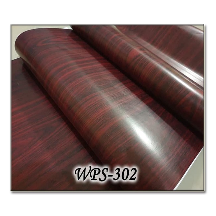 Jual WPSBGS WPS302 DARK BROWN WOOD WALPAPER DINDING 45CMX5M STICKER ...