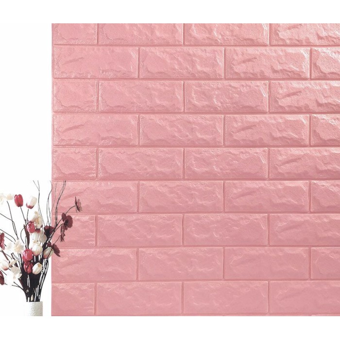 Jual Super Sale! Wallpaper Foam dinding bata putih 3D White Brick Panel ...
