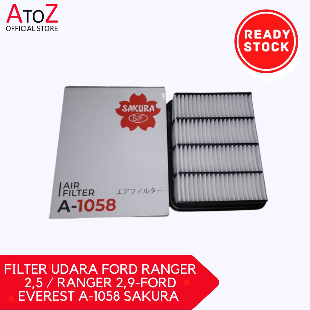 Jual FILTER UDARA FORD RANGER 2,5 / RANGER 2,9-FORD EVEREST A-1058 ...