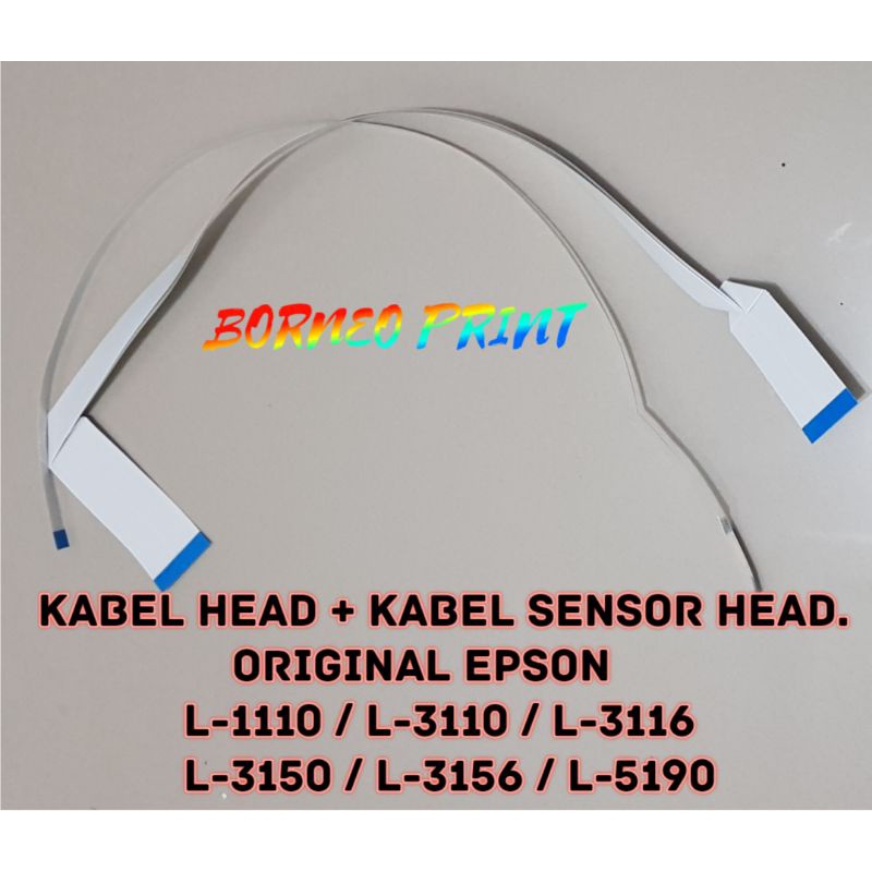 Jual Kabel Head + Kabel Sensor EPSON L1110 L3110 L3116 L3150 L3156 ...