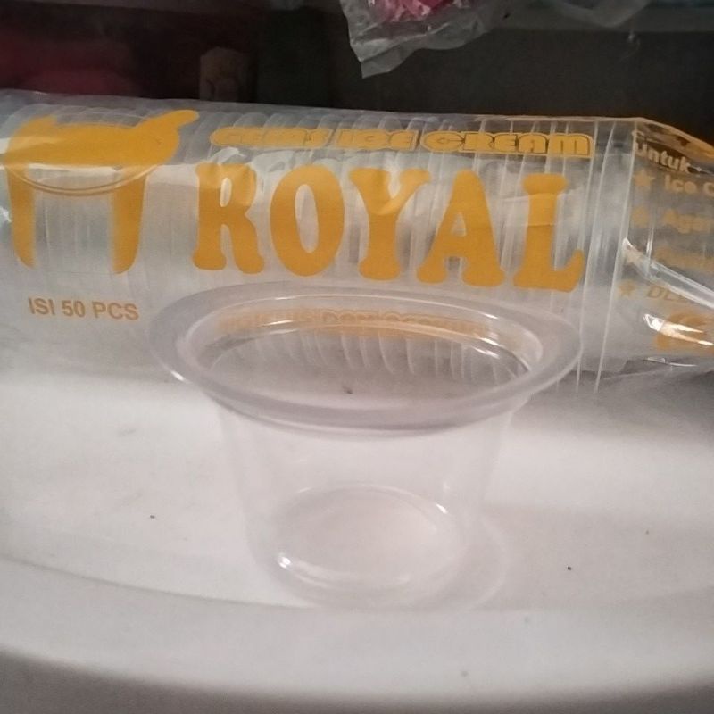 Jual Gelas Ice Cream/Pudding/Ager merek Royal ukuran 50ml | Shopee ...