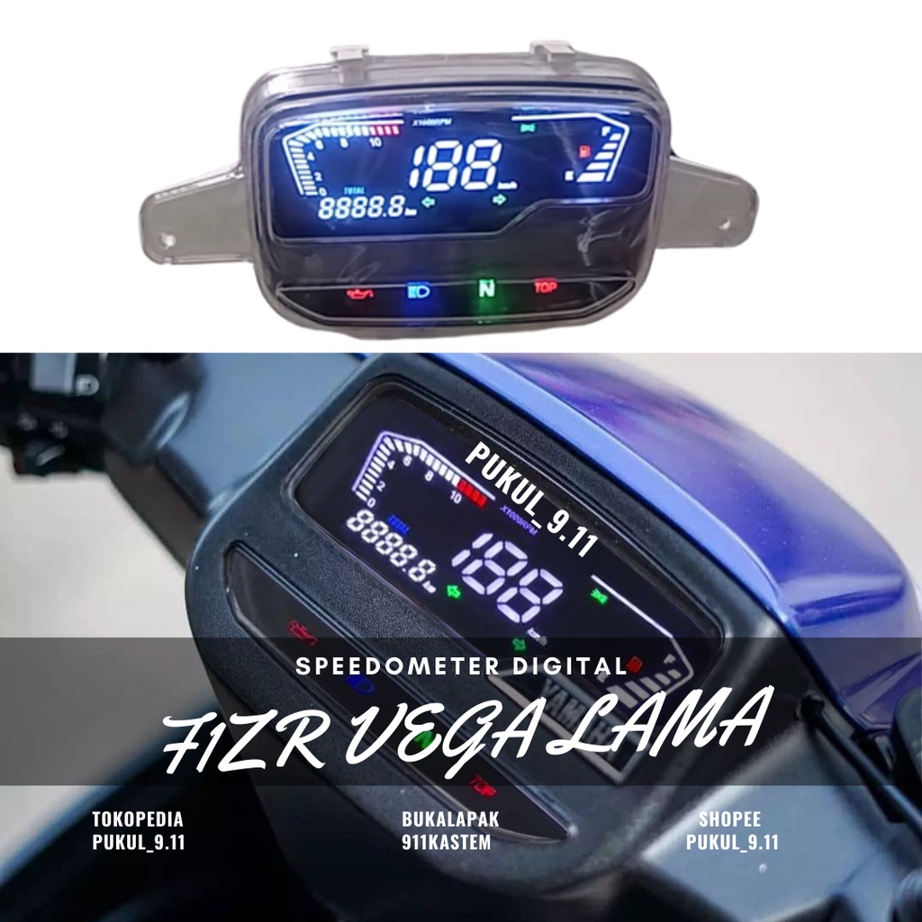 Jual Speedometer Digital Yamaha F1ZR FIZR V 110 ZHE POSWAN SEMUA TAHUN ...