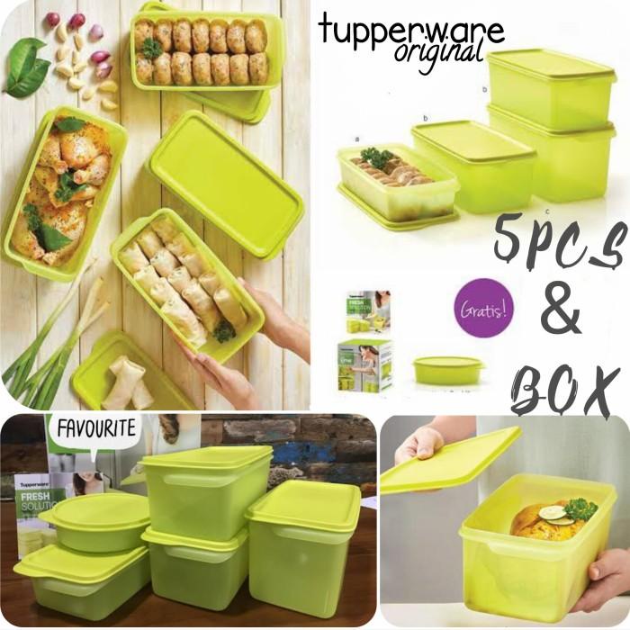 Jual Toples Tupperware Wadah Ikan Ayam Daging Seafood Udang Set ...