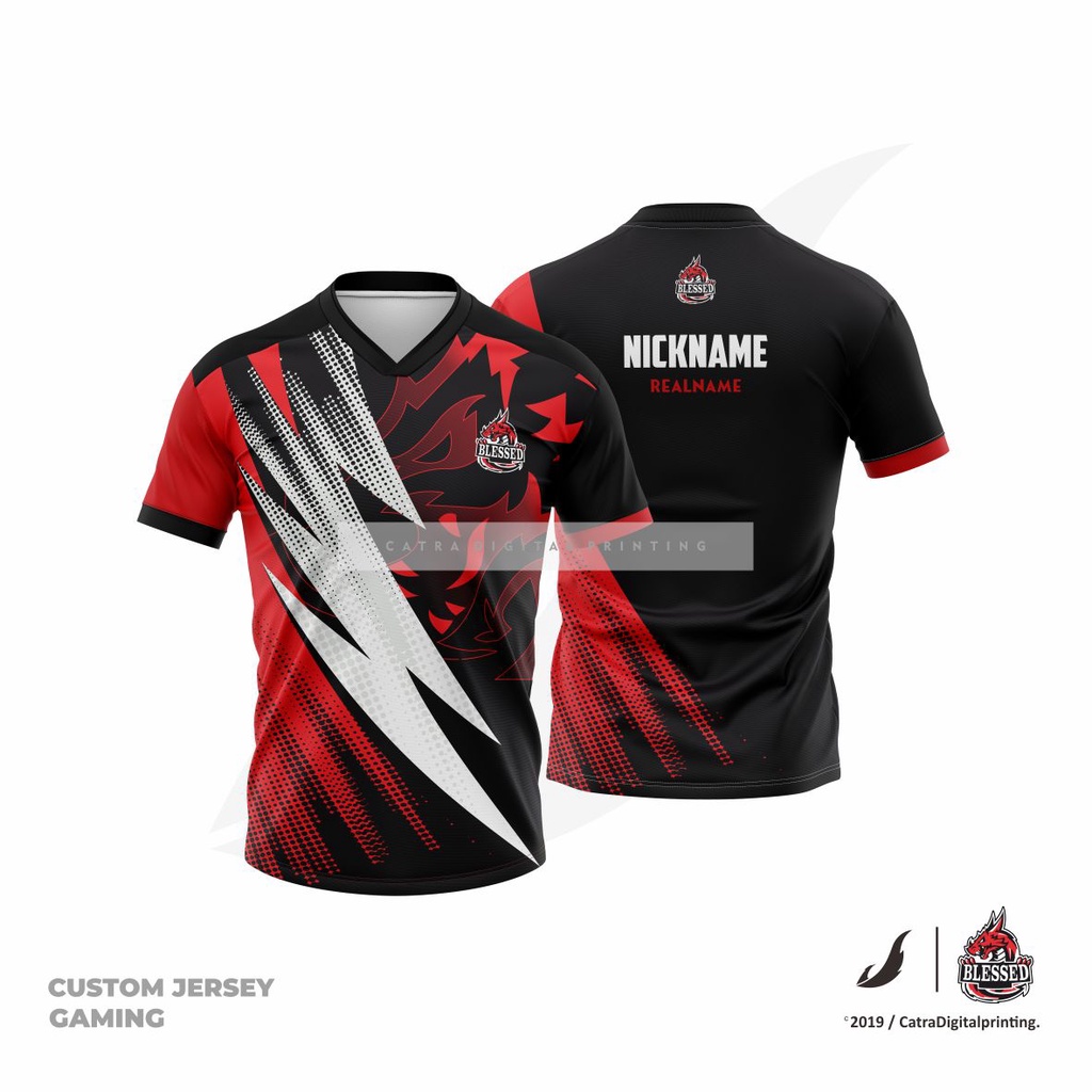 Jual Custom Jersey Gaming Free Fire Printing (Satuan Free Desain ...