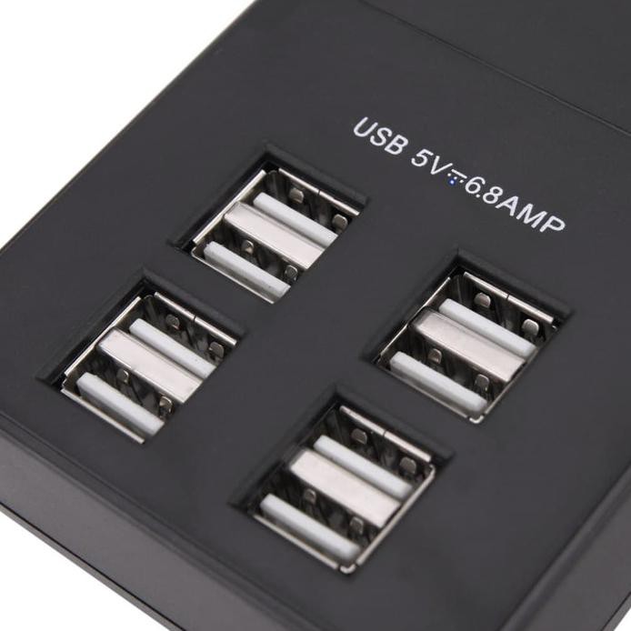 Jual ONIX POWERBOX POWER STRIP STEKER WITH 4 SOCKET & 8 USB PORT ...