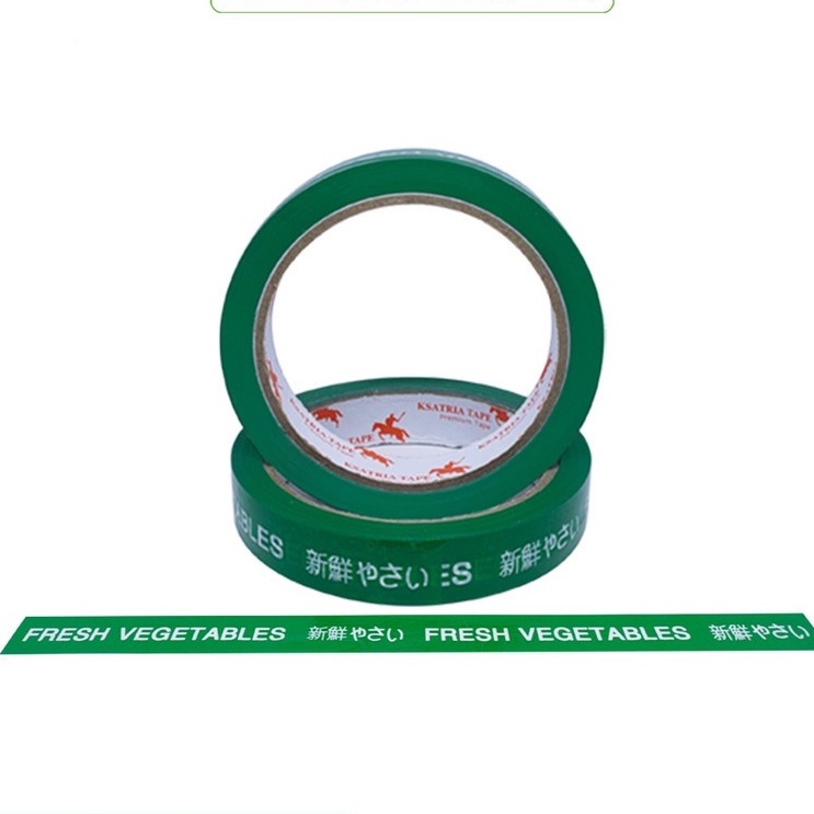Jual PERBIJI Lem Lakban Isolasi Printing Market Place Fragile Sayur ...
