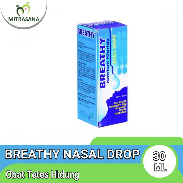 Jual Breathy Nasal Drop 30ml - UNTUK MERINGANKAN INFLAMASI MEMBRAN ...