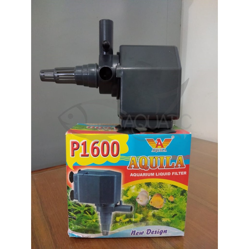 Jual AQUILA P1600 LIQUID FILTER POMPA AIR CELUP FILTER AQUARIUM ...