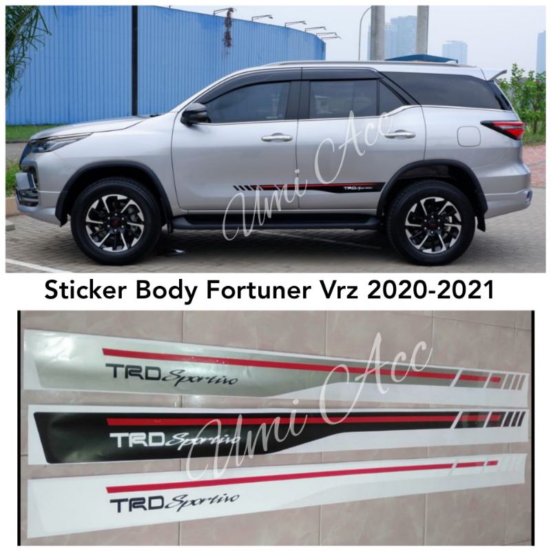 Jual Stiker Body Fortuner Vrz 2020-2021 / Sticker Fortuner Vrz | Shopee ...