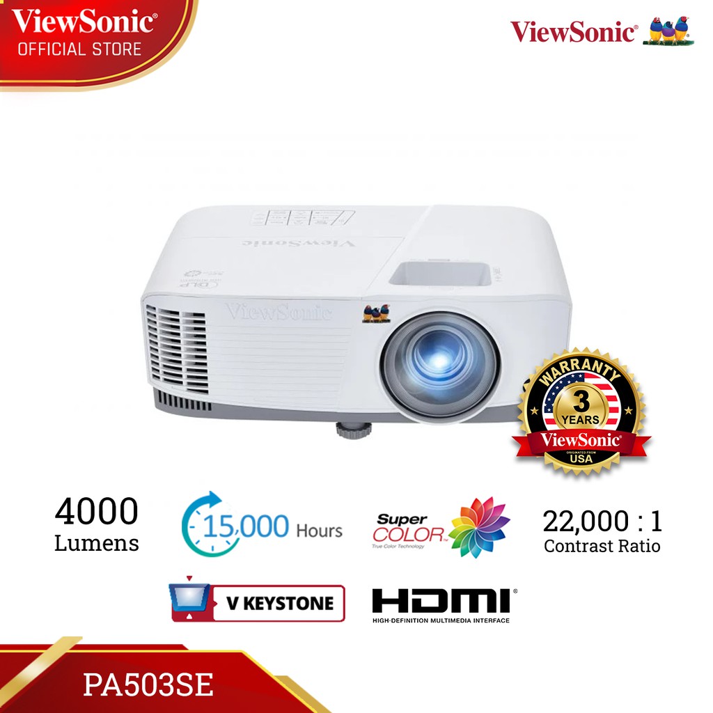 Jual ViewSonic - PA503SE | SVGA Business Projector | 4,000Lumens ...
