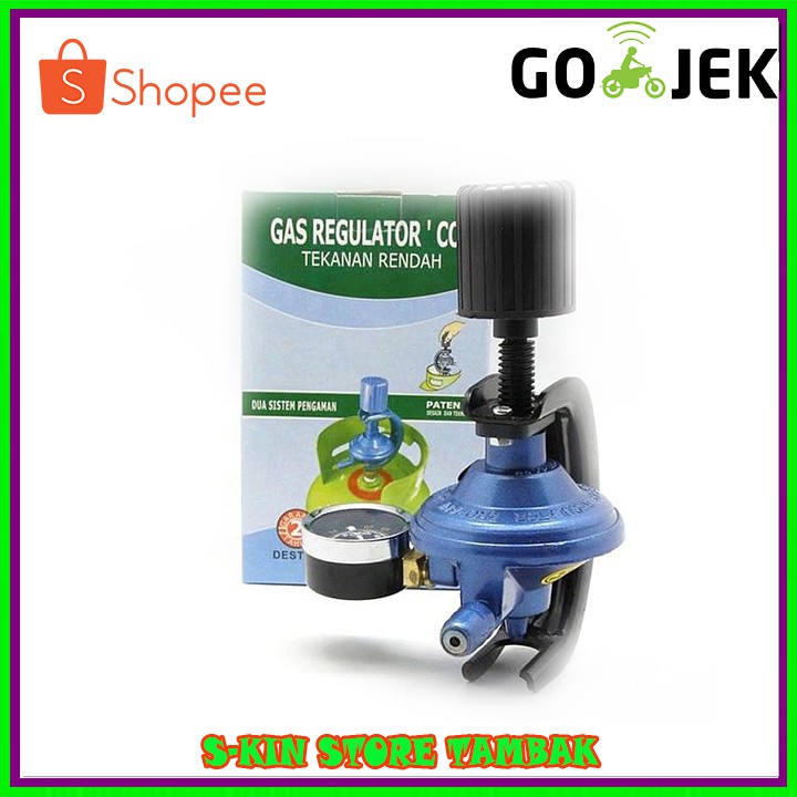 Jual Regulator Gas Aman DESTEC COM 12 RM Regulator Gas dengan Meteran ...