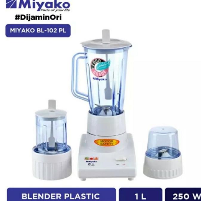 Jual Miyako Blender Plastik BL 102PL / BL 102 PL - [3in1] | Shopee ...
