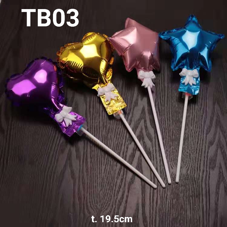 Jual TB03 Tatakan stick jepitan balon balloon holder kecil bucket cake ...